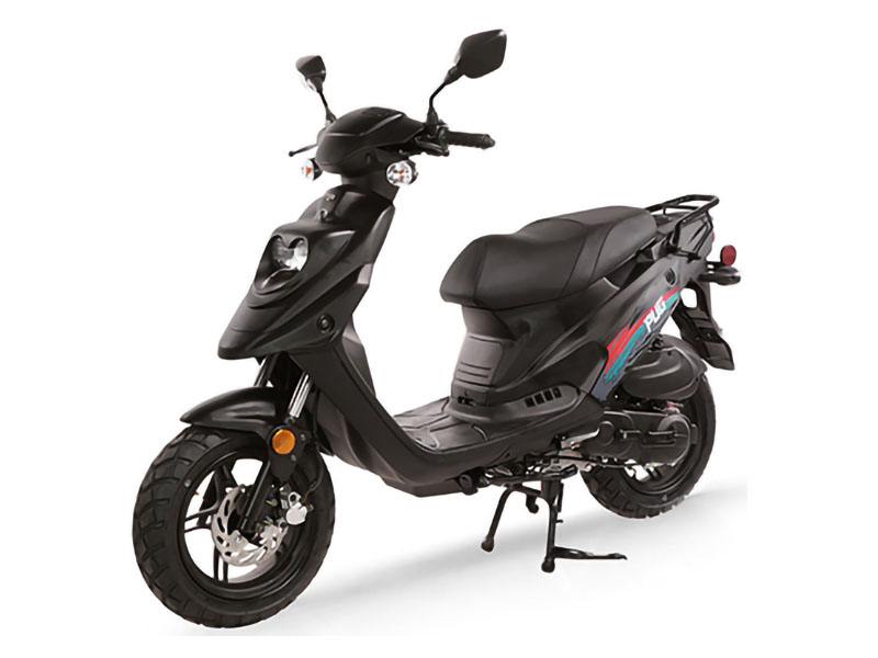 New 2024 Chicago Scooter Company Pug 50 | Scooters in Austin MN | Black
