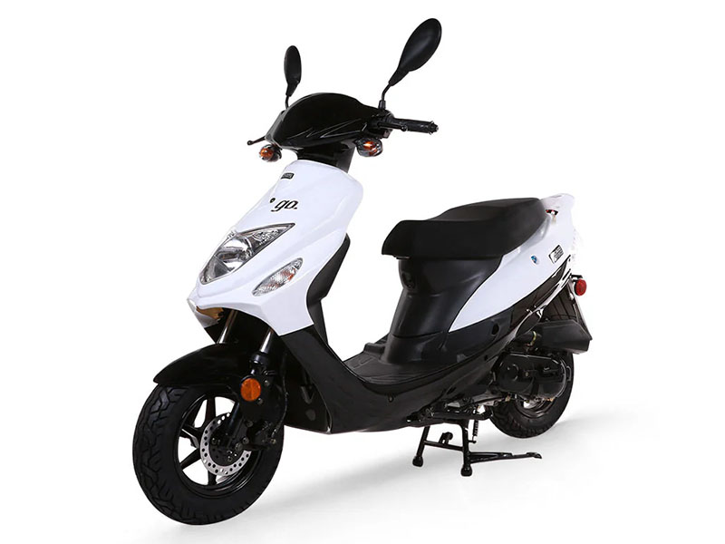 New 2025 Chicago Scooter Company Go 50 | Scooters in Austin MN | White ...