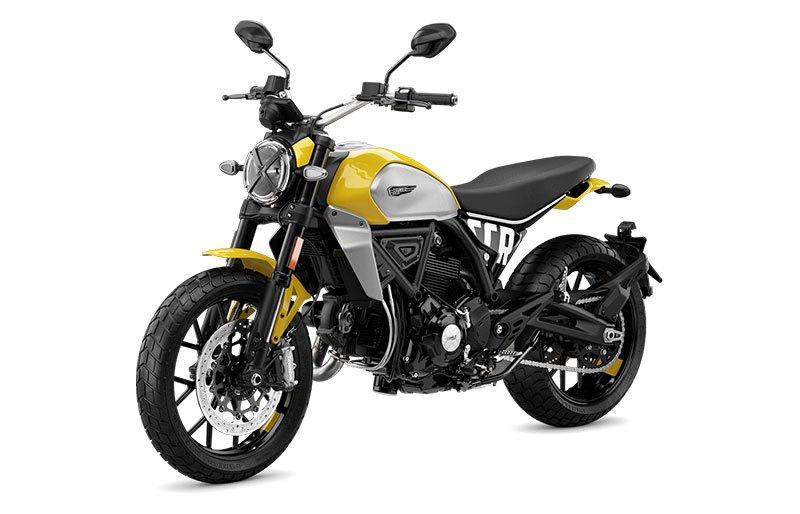 ducati scrambler icon yellow