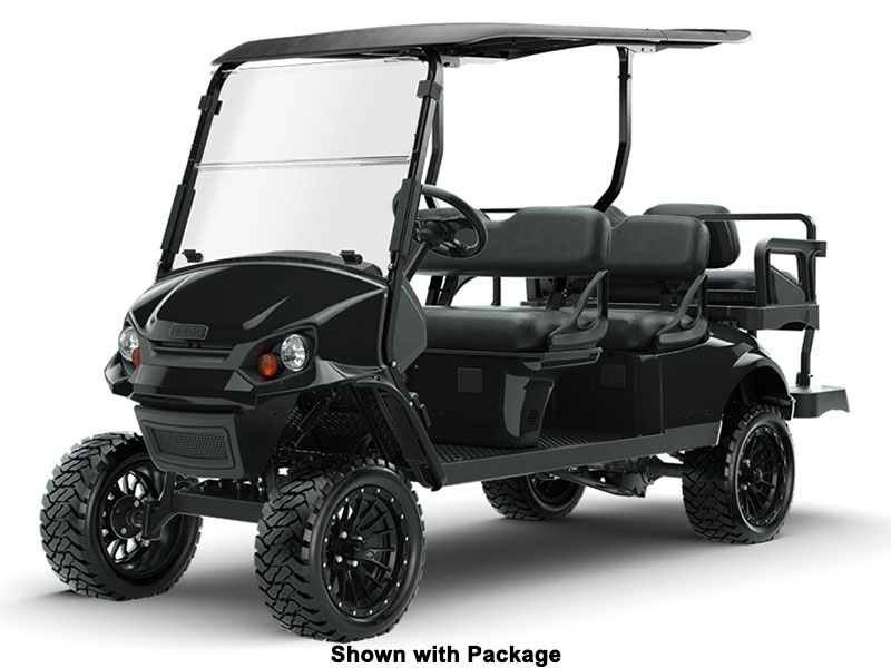 New 2025 E-Z-GO Express 6 Gas Lifted | Golf Carts in Jackson TN | Black