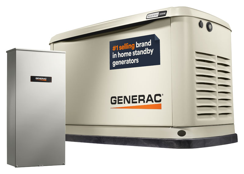 New Generac 22kW Standby Generator With Whole House Switch, Clearfield ...