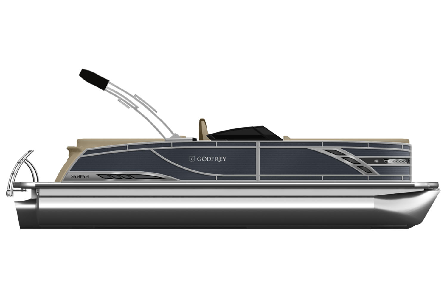 New 2025 Godfrey Sanpan 2500 SBW Power Boats Outboard in Lafayette, LA
