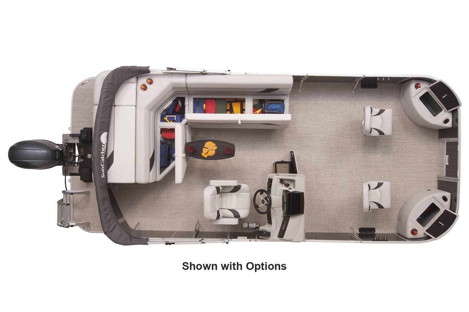 New 2023 SunCatcher Select 320 FC Power Boats Outboard in Hutchinson ...