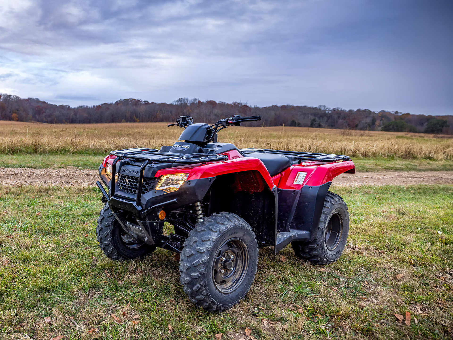 New 2025 Honda FourTrax Rancher Black Forest Green | ATVs in Brookhaven ...