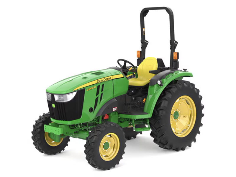 New 2025 John Deere 4066R eHydro Open Operator Station Green / Yellow ...