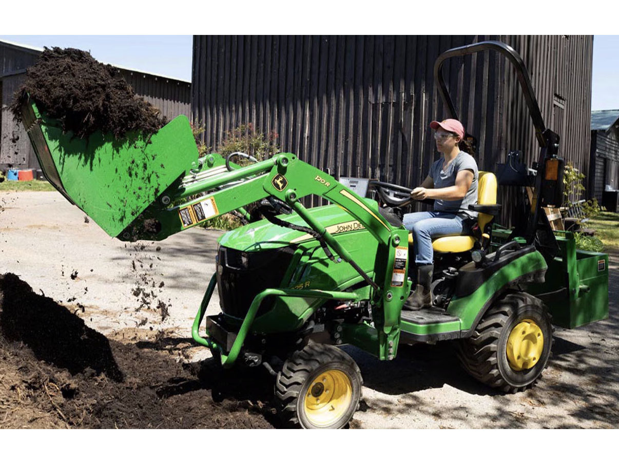 New 2025 John Deere 1025R Open Operator Station Green / Yellow ...