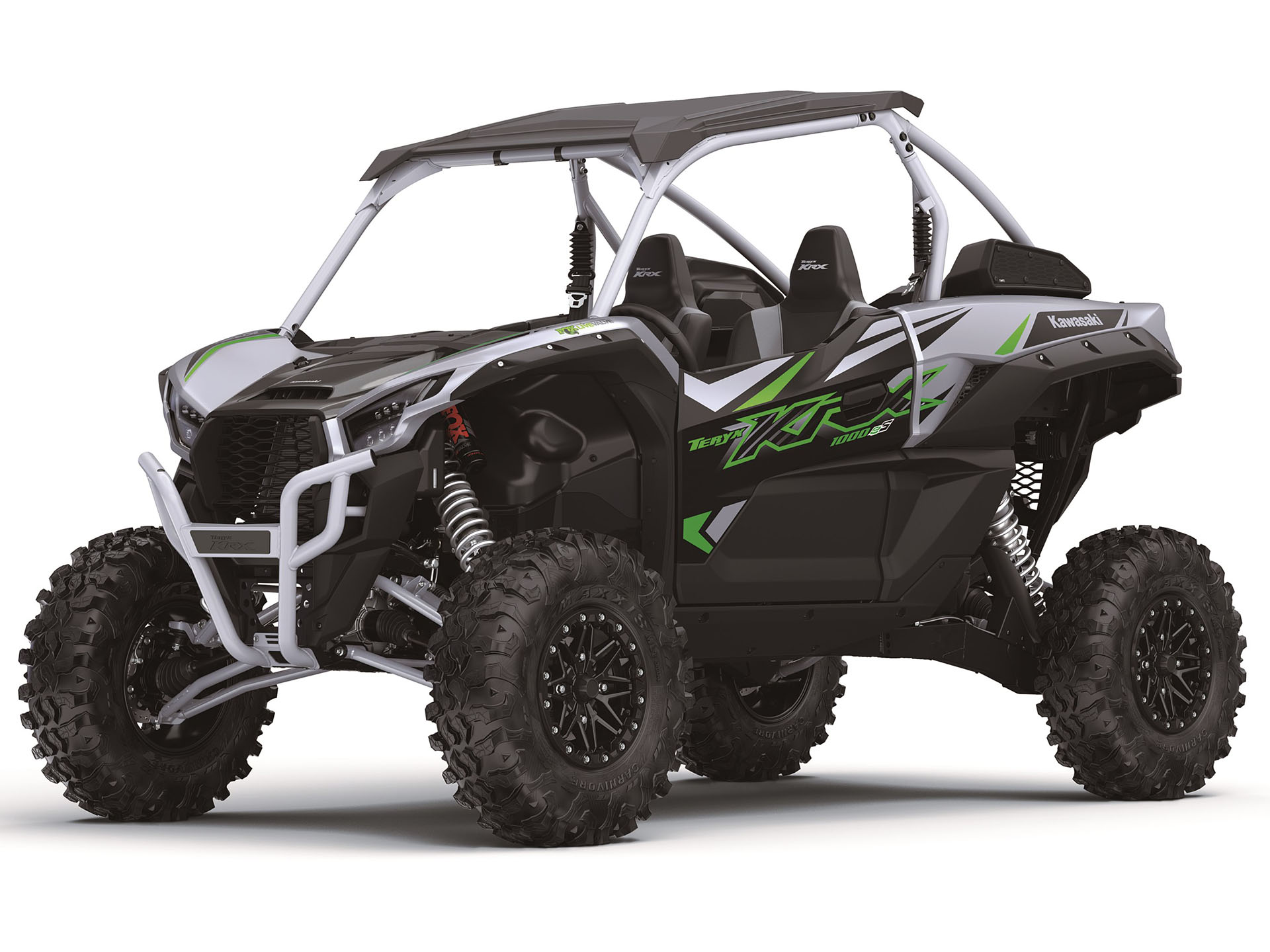 New 2024 Kawasaki Teryx KRX 1000 eS Ice Gray / Metallic Onyx Black ...