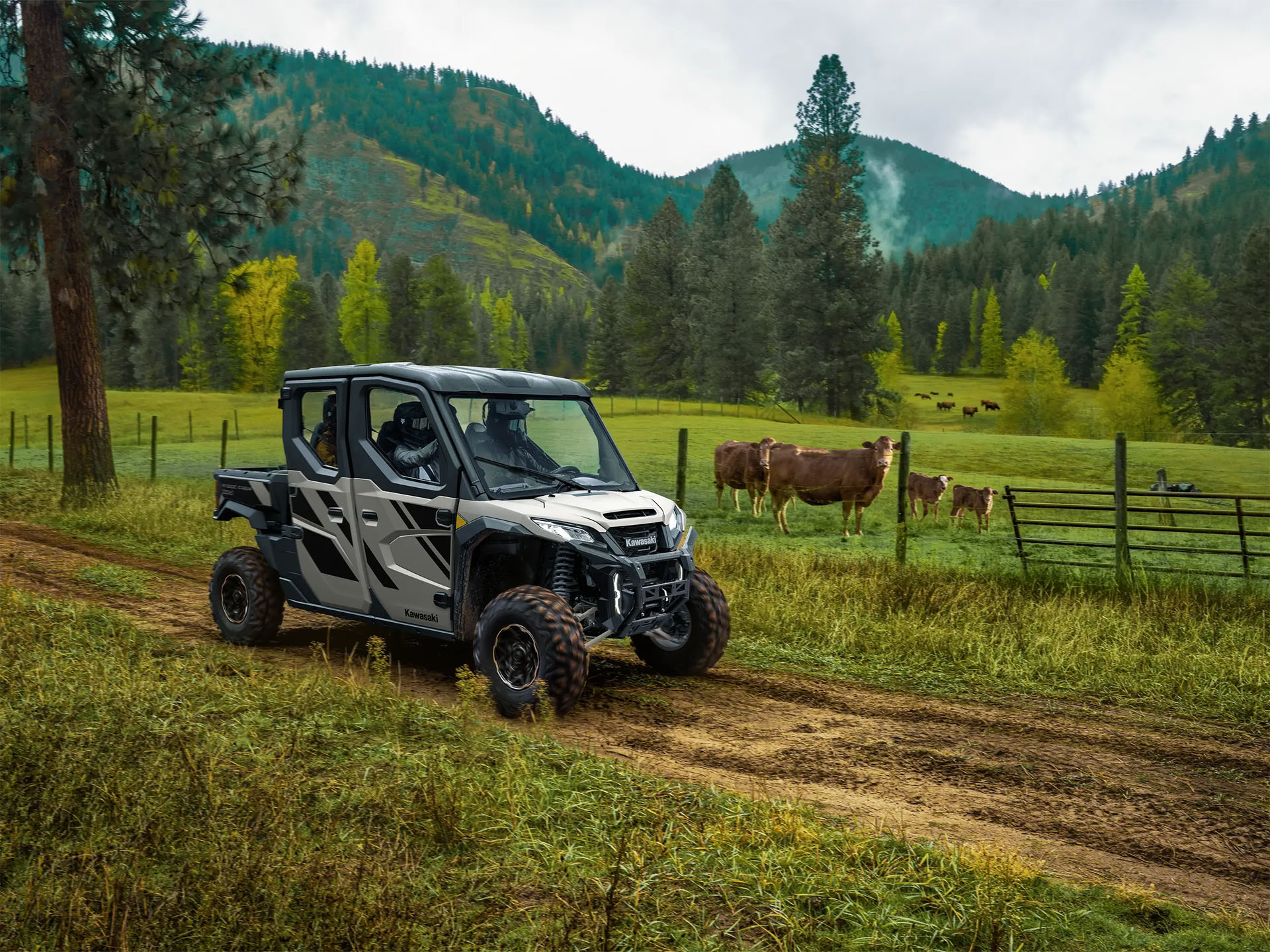 New 2026 Kawasaki RIDGE CREW HVAC Utility Vehicles in Fort Pierce, FL ...