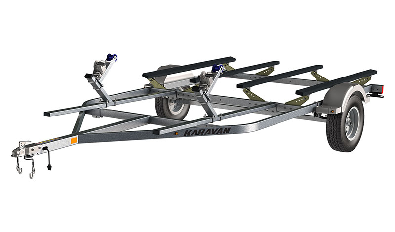 2025 Karavan Trailers Double Watercraft Steel Trailers 184 in. - Heavy Duty Galvanized Boat ...