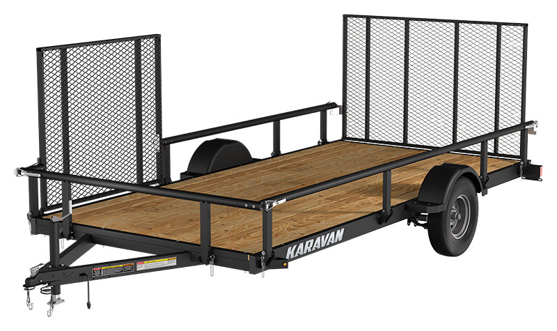 2025 Karavan Trailers Steel Utility Trailers 14 ft. Black Powder Coated ...
