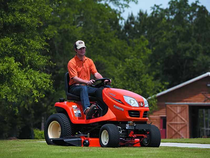 New 2024 Kubota GR2120 48 in. Kubota 17 hp Lawn Mowers Riding in Beaver Dam WI Kubota Orange