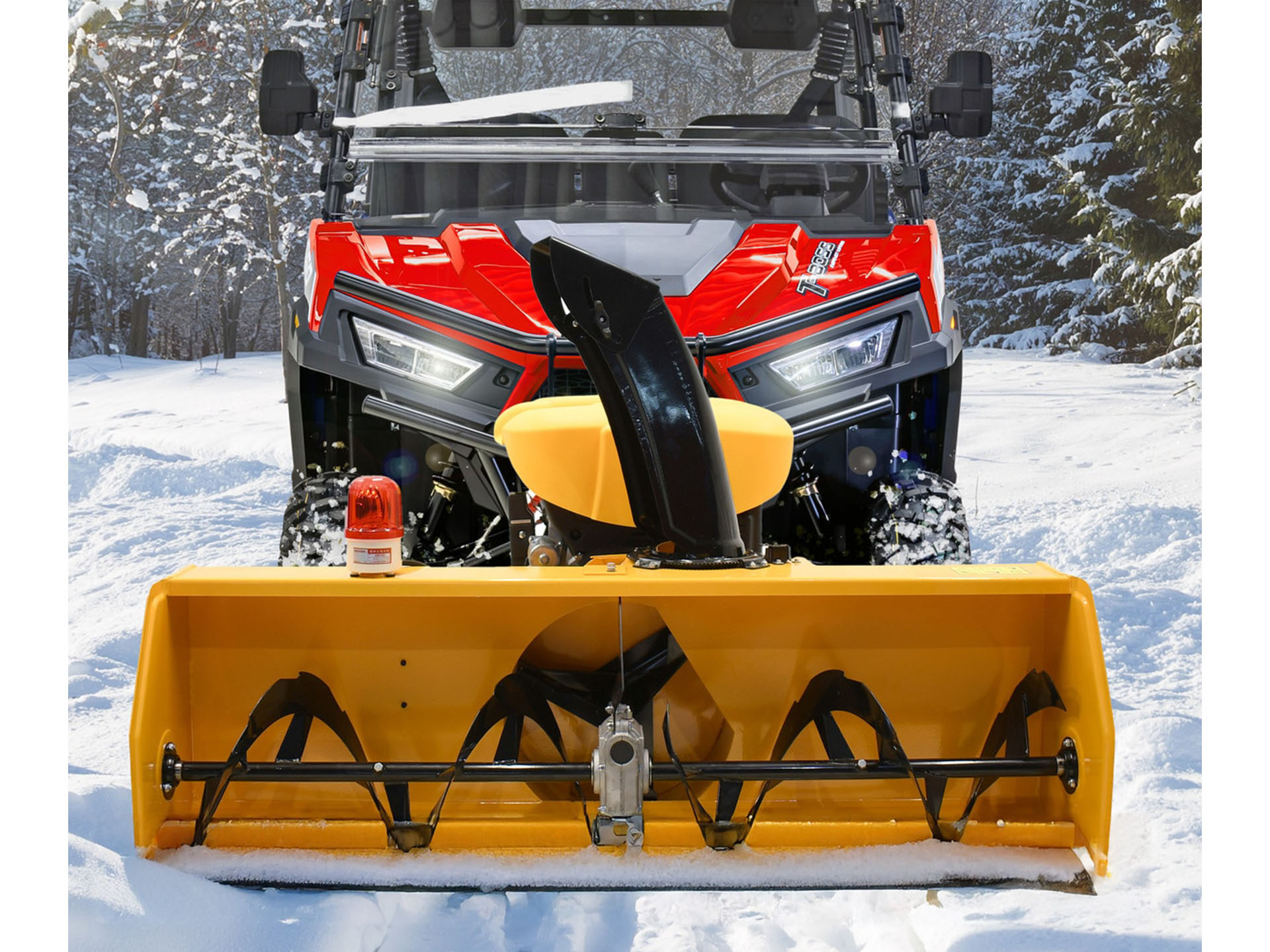 New Massimo 60 in. 420 cc Electric Start UTV/ATV | Snowblower ...
