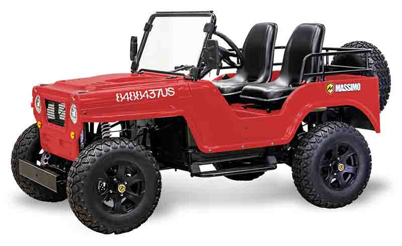 New 2025 Massimo GKD350 | Go-Karts in Harrison MI | Red