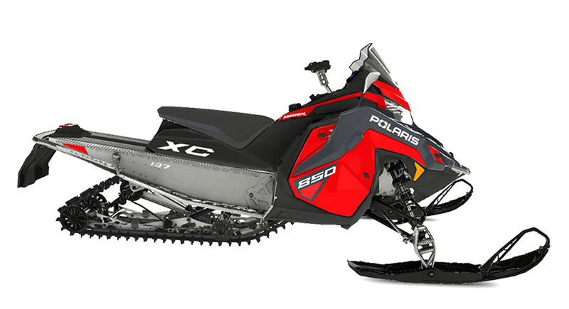 New 2024 Polaris 850 Indy XC 137 ES | Snowmobiles in Hillsboro NH | Indy Red / Stealth Gray ...