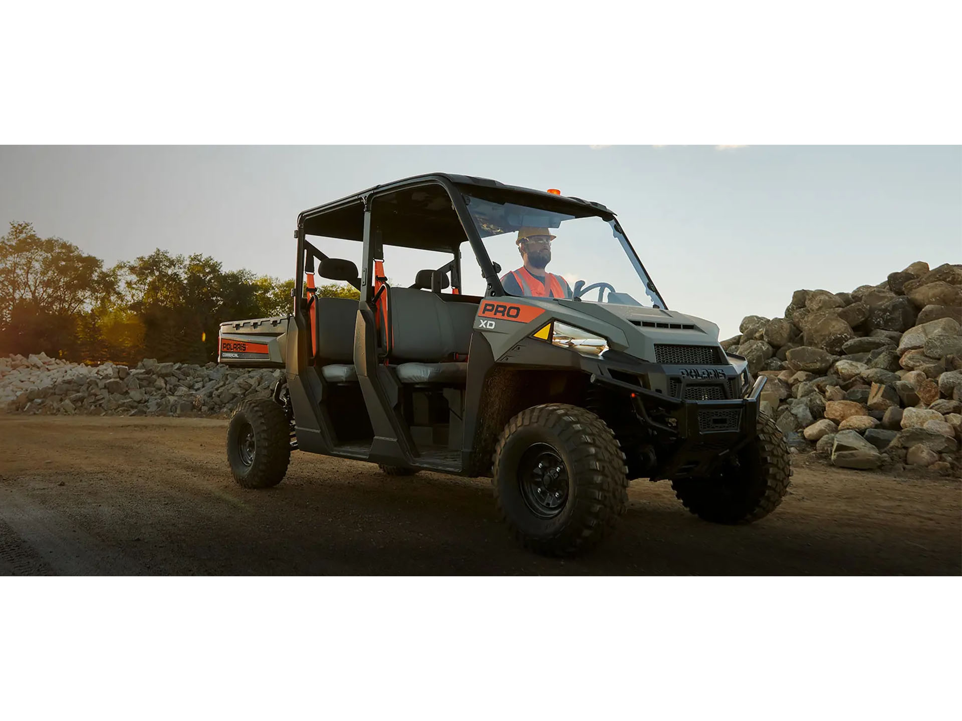 New 2025 Polaris Commercial Pro XD Full-Size Diesel Crew w/ Heater Kit ...