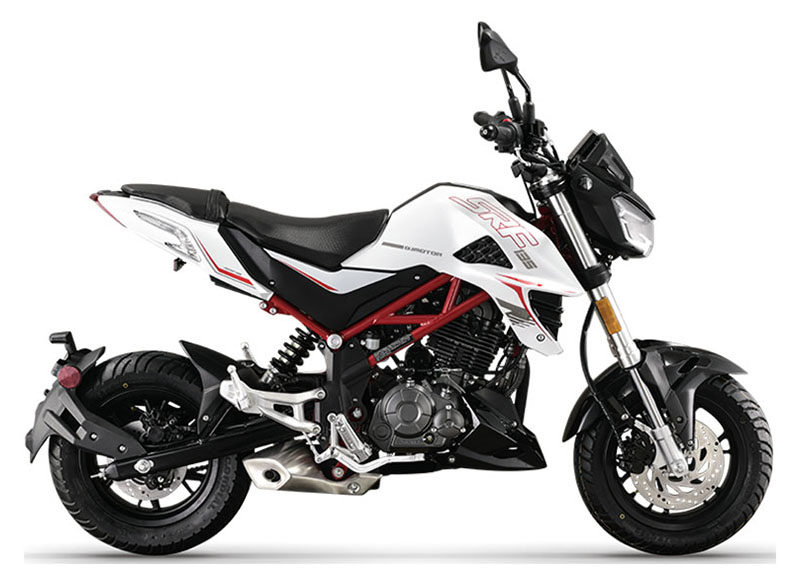 New 2023 QJMotor SRF135 | Motorcycles in Effort PA | White QJ F03482