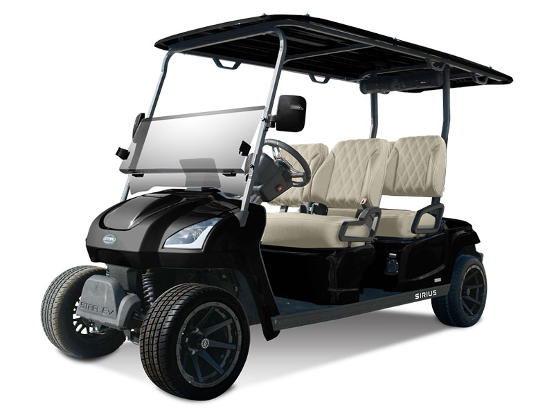 New 2025 Star EV Sirius 4 | Golf Carts in Central Florida | Carbon Black