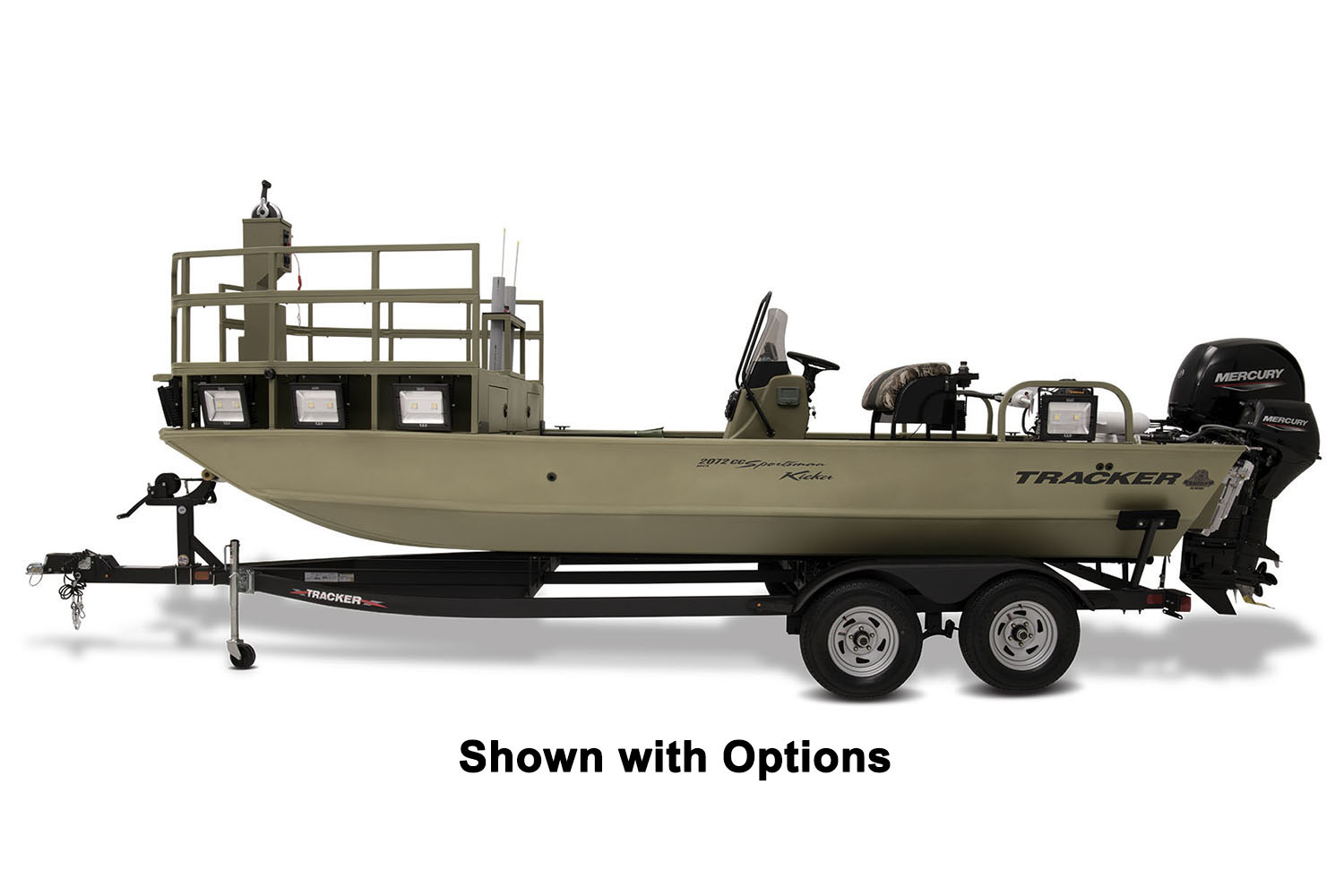 New 2025 Tracker GRIZZLY 2072 CC Sportsman Kicker Power Boats Outboard ...