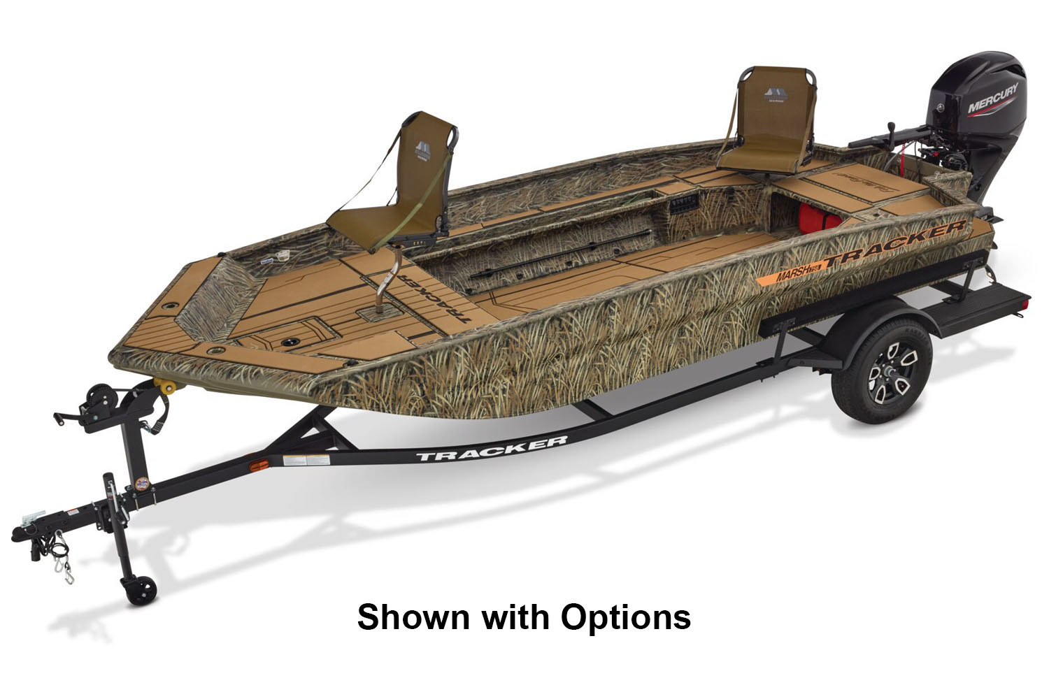 New 2026 Tracker GRIZZLY 1756 T MARSH Power Boats Outboard in Appleton ...