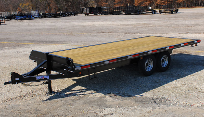 New 2026 Texas Bragg OTW Straight Deck Trailers 25 ft. Equipment ...