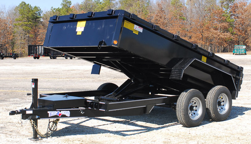 New 2026 Texas Bragg General Purpose Dump Trailers 12 ft. Utility ...