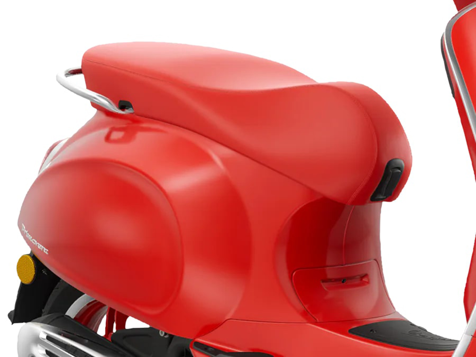 vespa scooter matte red