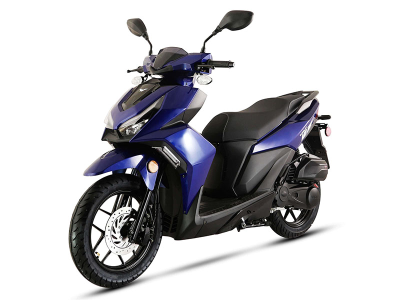 New 2025 Wolf Brand Scooters Wolf V12 200i | Scooters in Richmond VA | Blue