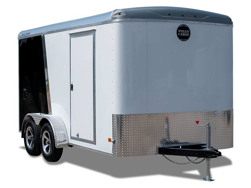 New 2019 Wells Cargo Road Force Cargo Trailer RF712T2 Polar White ...