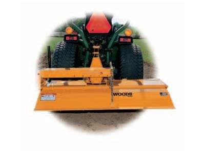 New 2011 Woods GTO60 | Tillers in Brunswick GA | Orange