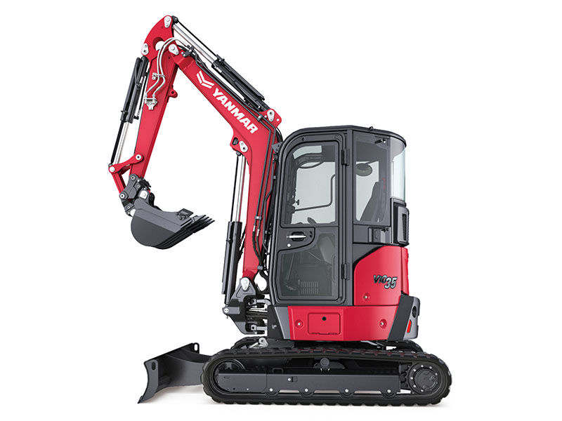 New 2025 Yanmar ViO35-7 Cabin Red | Excavators in Saint Johnsbury VT